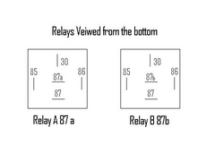 5 pin Relays 87a or 87 b what the difference