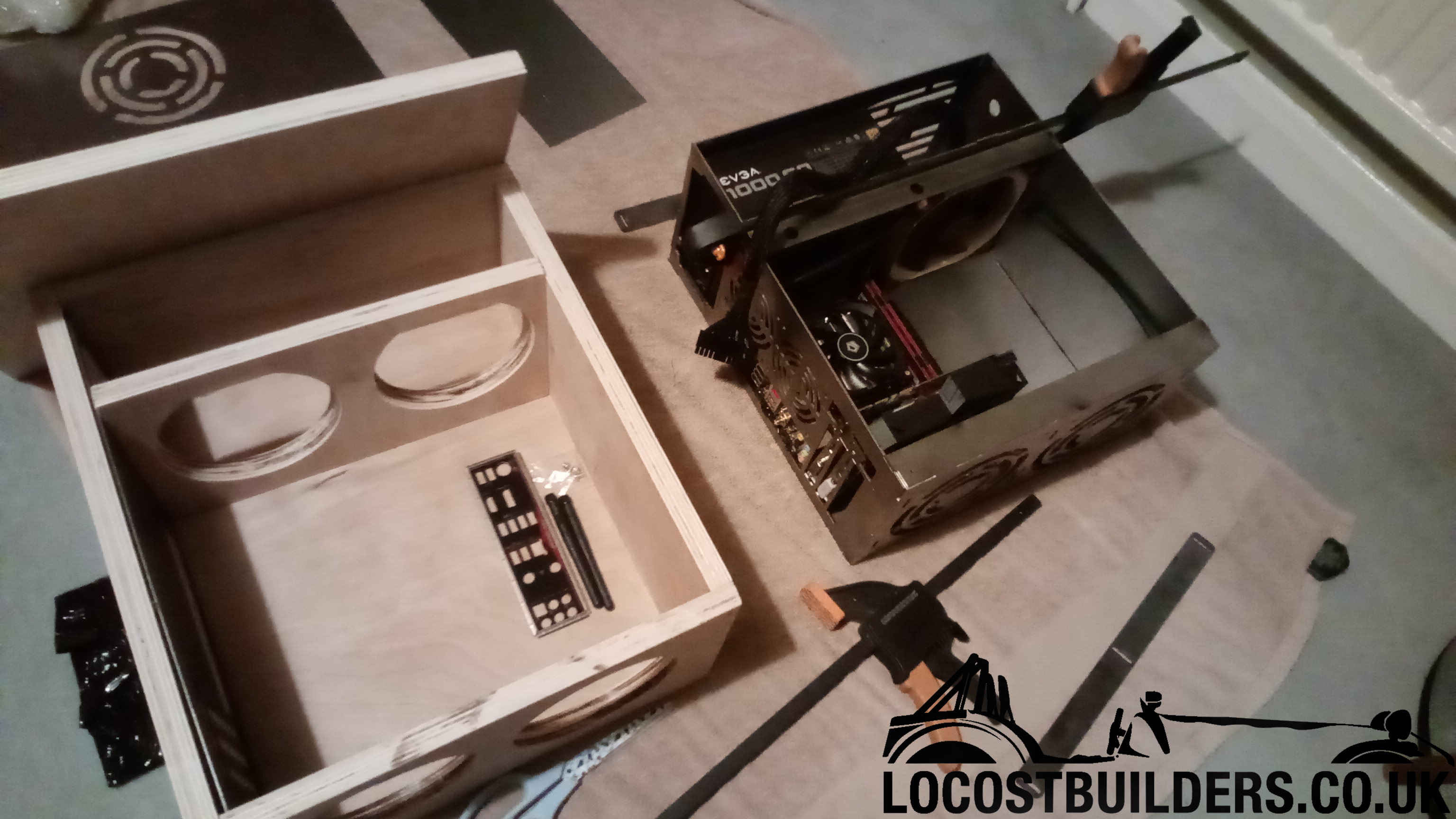 Concept - 20 L case, custom laser cut mild steel case | SFF.Network