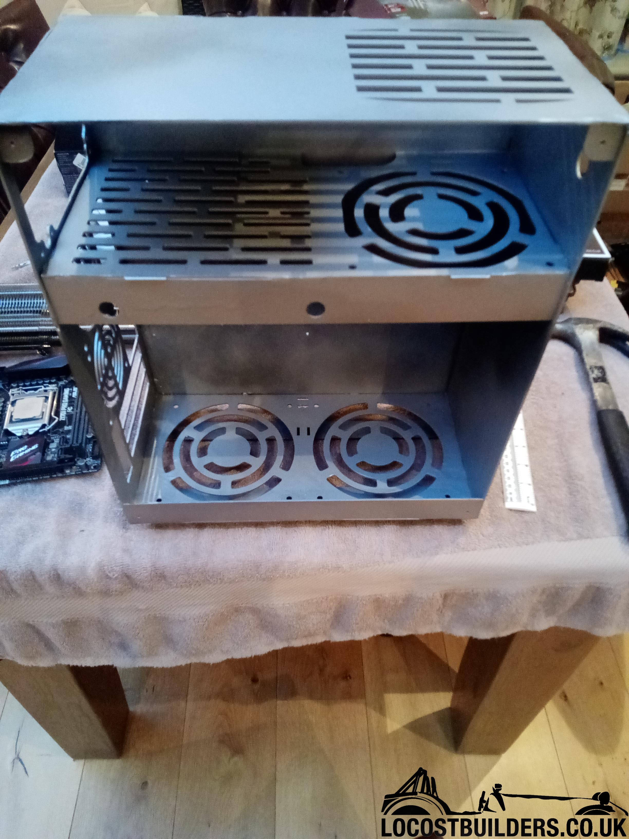 Concept - 20 L case, custom laser cut mild steel case | SFF.Network